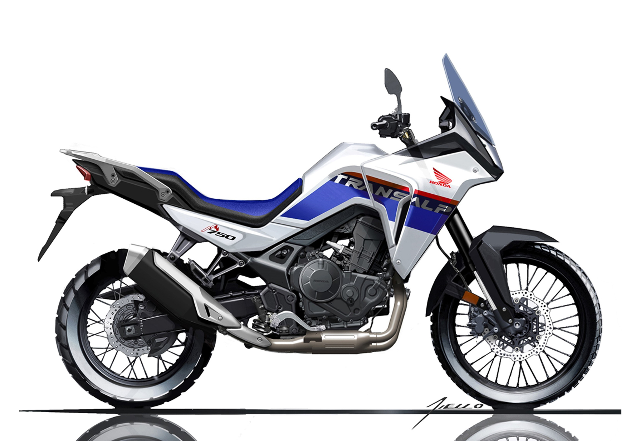 23YM TRANSALP SKETCH Actu Moto 23YM TRANSALP SKETCH Actu Moto