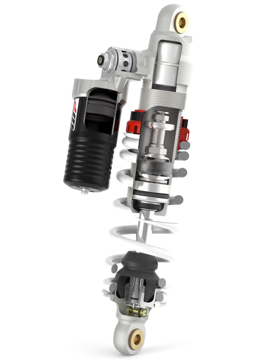 KTM FREERIDE E-XC MY 2018_Detail_Shock absorber_Cross-section - Actu Moto