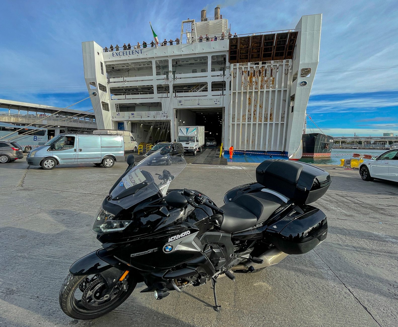 Essai BMW K1600GT voyage Atlas Moto Tour ActuMoto.ch Go Pro © Mathias ...